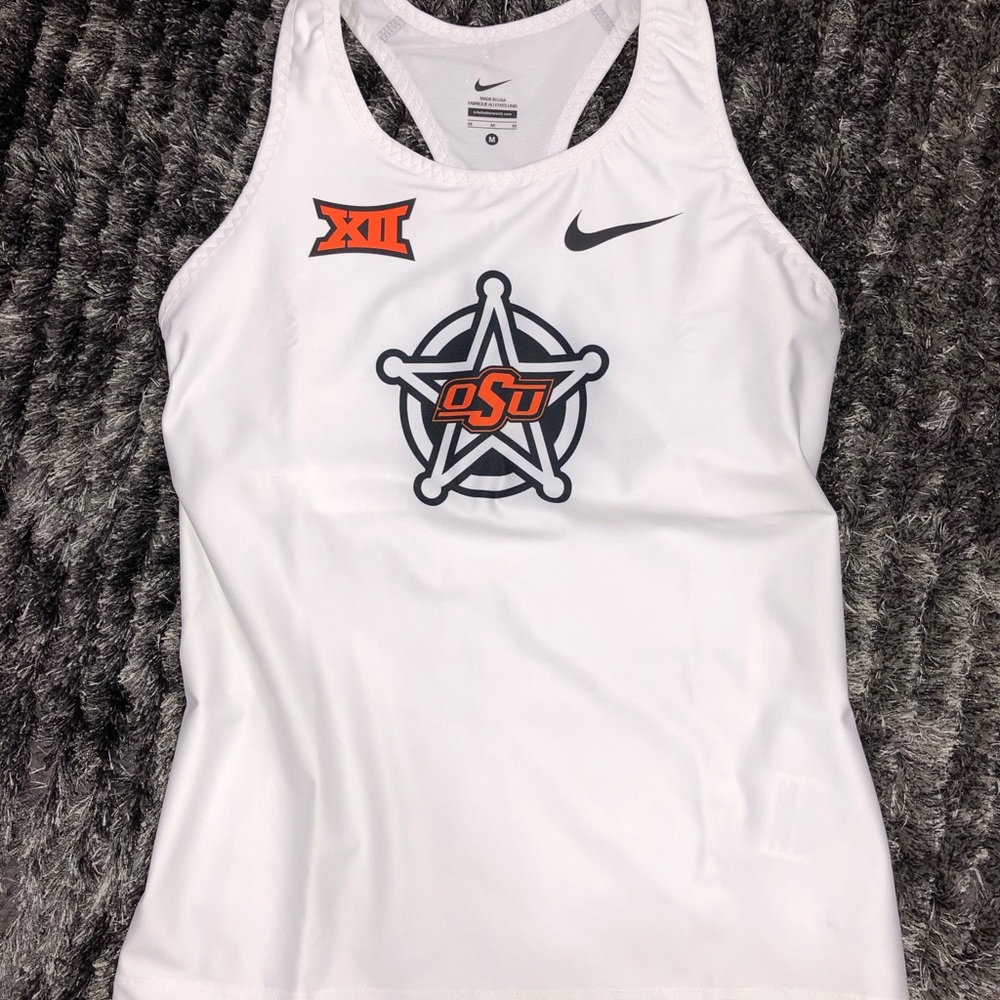 Nike Pro Elite Osu Pokes Women Track Singlet - Gem